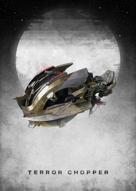 'Terror Chopper' Poster by Halo Game | Displate