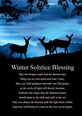 'Winter Solstice Yule' Poster by Stephanie Laird | Displate