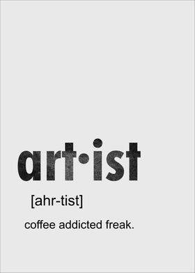 'Artist Dictionary' Poster by Popular Collections | Displate