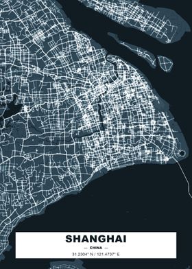 'Shanghai' Poster by Bo Kev | Displate