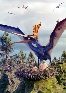 'Pterodactyl dinosaur' Poster by Gigi Bgm | Displate