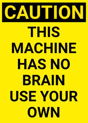 'Funny Caution Sign Quotes' Poster by StoicMindset | Displate