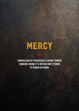 'mercy' Poster by Greatest of all time Displate | Displate