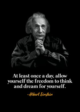'Albert Einstein Quote ' Poster by KAZE | Displate