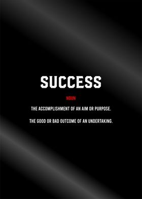 'success' Poster by Bestselling Displate Poster | Displate