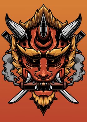 'Raijin' Poster by artisticdesign 1903 | Displate