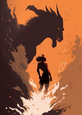 'Typhon' Poster by RyukMiii | Displate