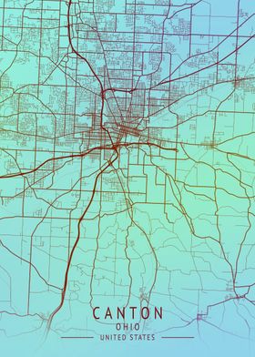 'Broken Arrow USA City Map' Poster by Gigi Bgm | Displate