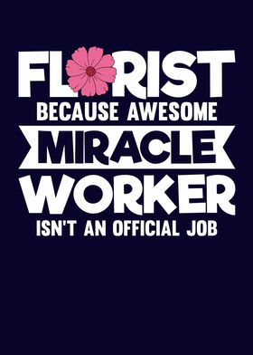 'Funny Florist Saying' Poster by MzumO | Displate
