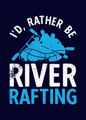 'Funny River Rafting' Poster by MzumO | Displate