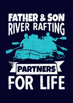 'Funny River Rafting' Poster by MzumO | Displate