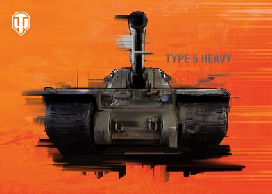 'Type 5 Heavy' Poster by World of Tanks | Displate