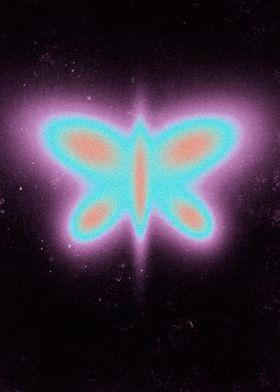 'Chromatic Butterfly' Poster by Miguel Russi | Displate