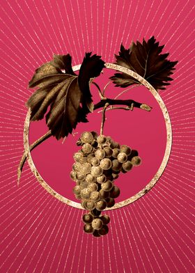 'Grape Vine on Viva Magenta' Poster by Holy Rock Design | Displate