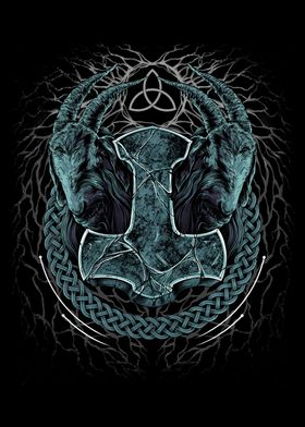 Mjolnir Symbol Wallpaper