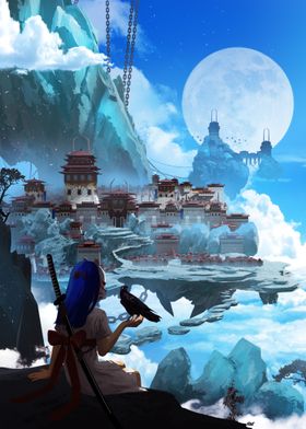 'Asian Fortress' Poster by Diekyers | Displate