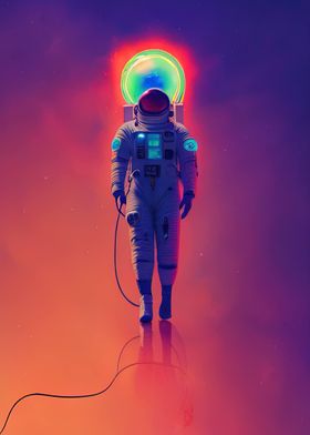 'Spaceman' Poster by Sam Brady | Displate