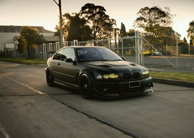 'BMW E46 M3' Poster by Indi Creator | Displate