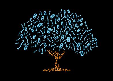 'Binary Tree Coder' Poster by Sebastian Wünsche | Displate