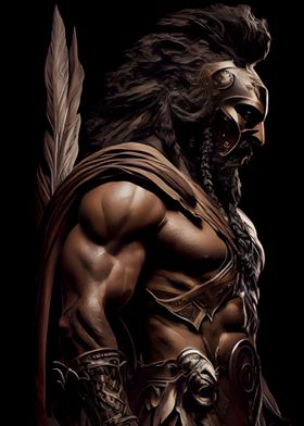 'Lonely warrior' Poster by GoodLifeImages | Displate