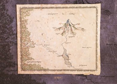 'Hobbit Map' Poster by Middle-Earth | Displate
