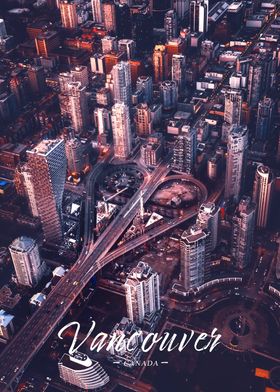 'Vancouver' Poster by MyDigitalMind | Displate