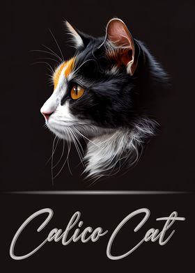 'Calico Cat' Poster by Artistic Paradigms | Displate