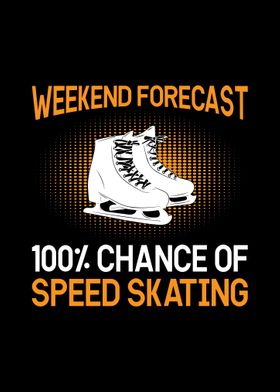 'Ice Speed Skating' Poster by Sebastian Wünsche | Displate