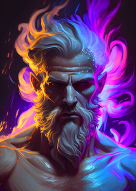 'Colorful Zeus' Poster by GoodLifeImages | Displate