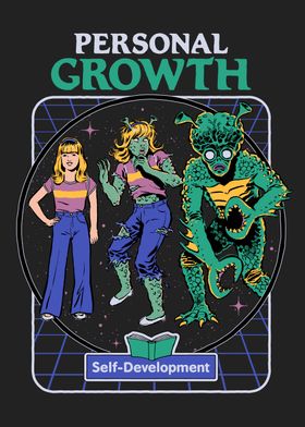 'Personal Growth' Poster by Steven Rhodes | Displate