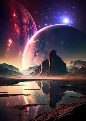 'Ethereal Twilight' Poster by Luong Phat | Displate