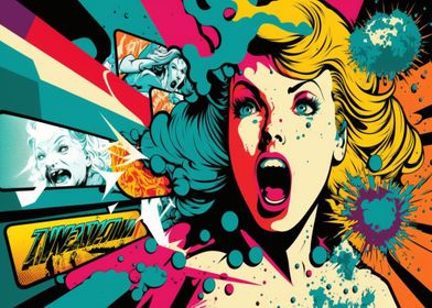 'Graffiti Street Art' Poster by Color My Wall | Displate