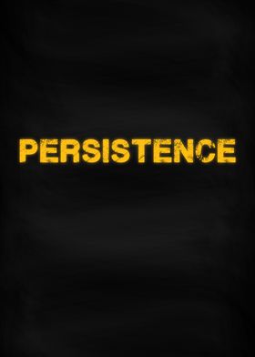 'Persistence Motivation' Poster by dkDesign | Displate
