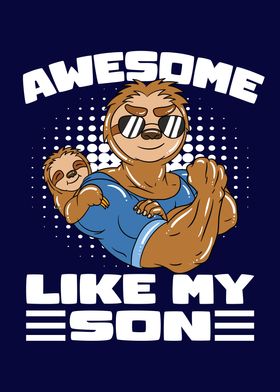 'Sloth Fathers Day' Poster by MzumO | Displate