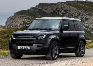 'Land Rover Defender 110 V8' Poster by Supri GTR | Displate