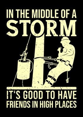 'Funny Electrician Lineman' Poster by StonerPlates | Displate