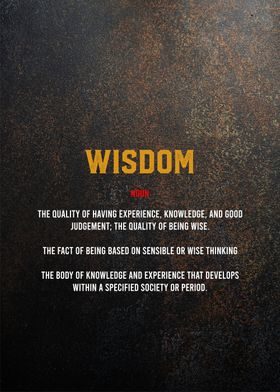 'wisdom definition funny ' Poster by Greatest of all time Displate ...