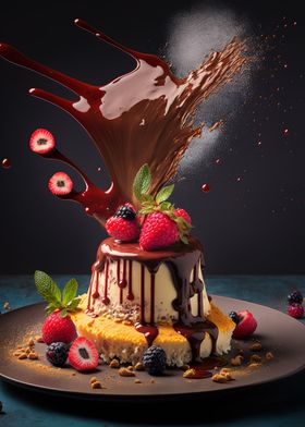 'dessert ' Poster by Elysia | Displate