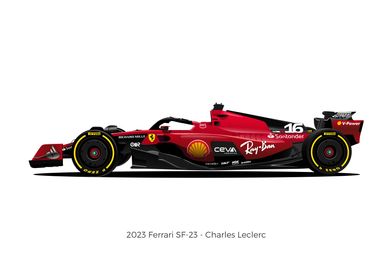 '2023 Ferrari SF23' Poster by Conceptual Photography | Displate