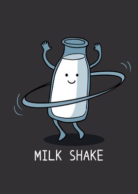 'Milkshake Funny Pun' Poster by Autophil | Displate