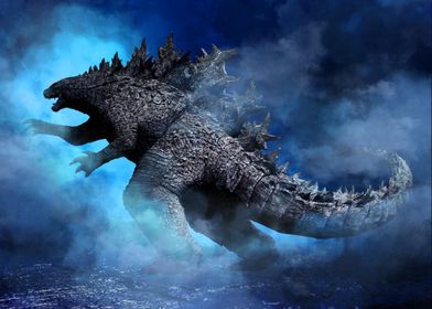 'Godzilla's Profile' Poster by Godzilla vs Kong | Displate