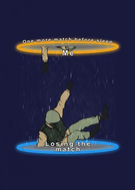 'One More Match Meme' Poster by Portal Game | Displate