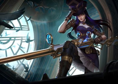 'Caitlyn Horizontal' Poster by League of Legends | Displate