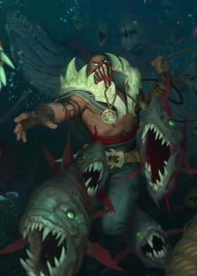 'Bloodharbor Ripper v' Poster by League of Legends | Displate