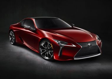 'Lexus LC 500 2017 car' Poster, picture, metal print, paint by ...