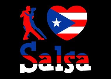 'Puerto Rico Salsa Dancing' Poster, picture, metal print, paint by ...