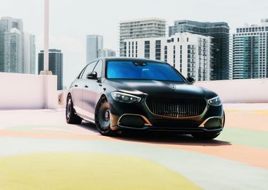 'mercedes benz s class s680' Poster, picture, metal print, paint by ...