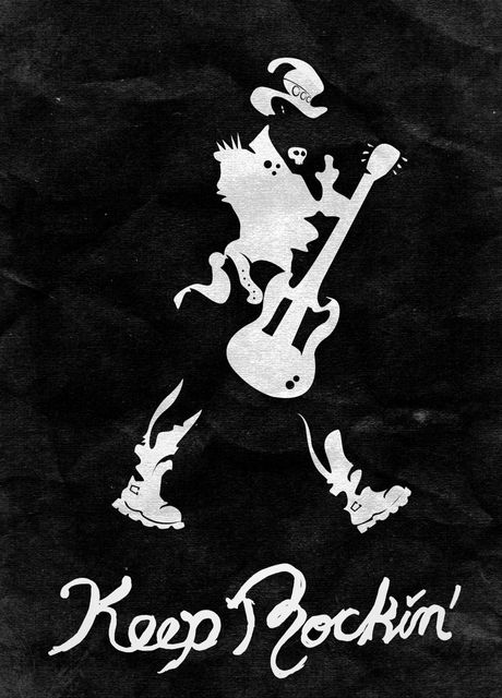 'Keep Rockin' Poster by Roy Calvillo | Displate