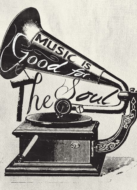 'Music is good for the soul.' Poster by Elly Liyana | Displate