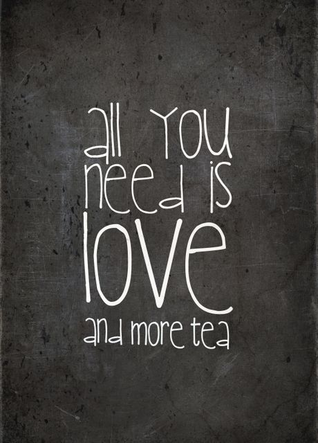 'TEA LOVE' Poster by Monika Strigel® | Displate